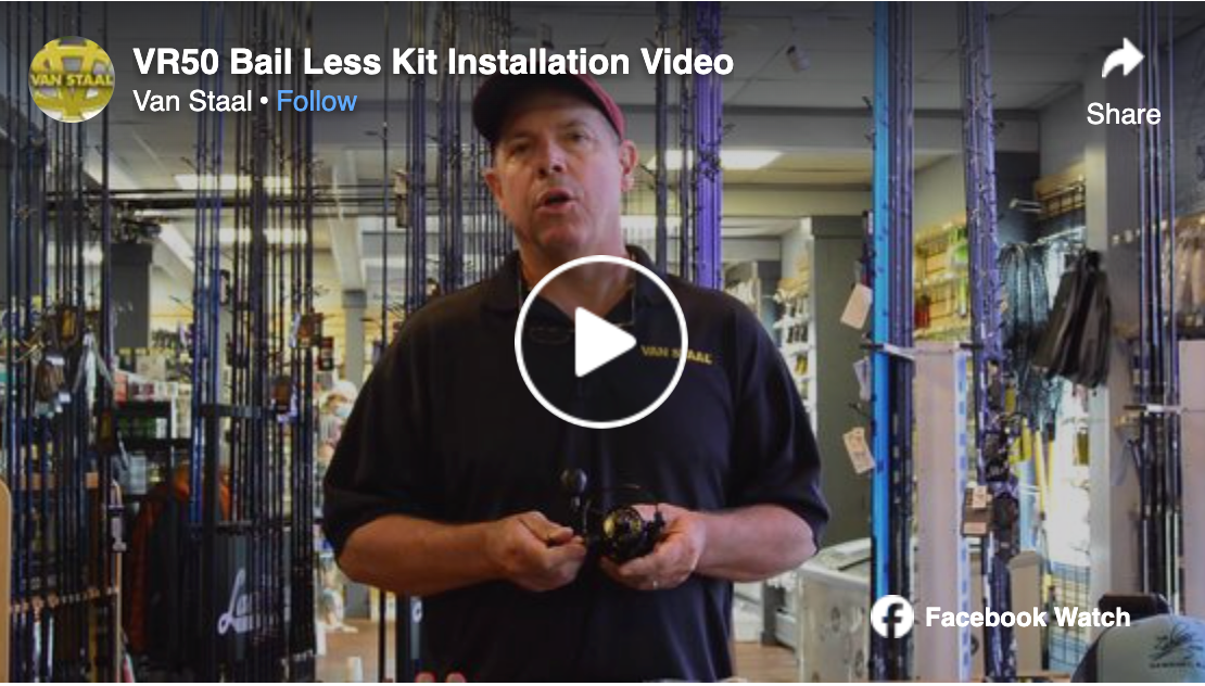 VR Bail less Kit Installation – J & J Sports Inc.-Bait & Tackle-Fishing ...