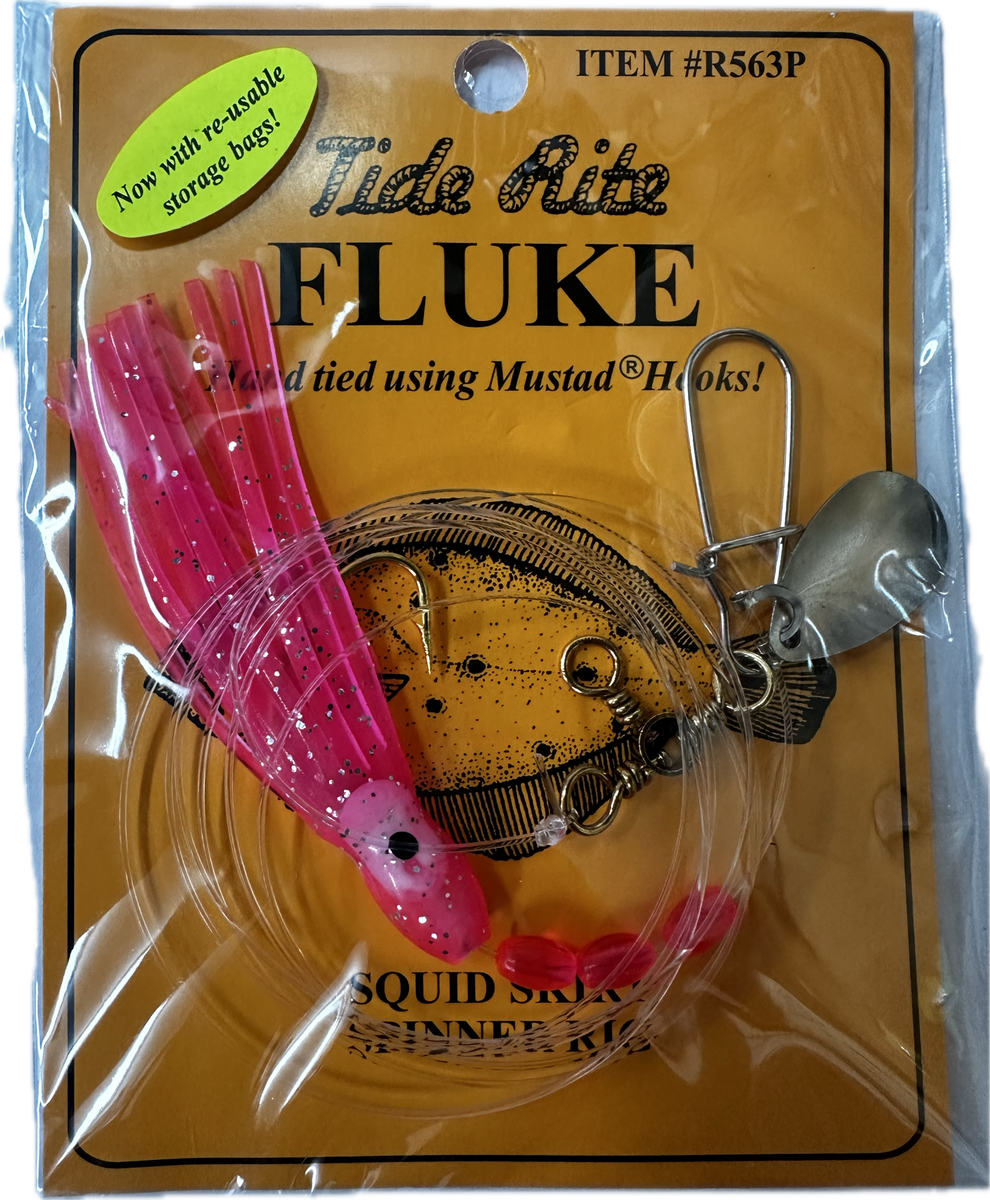 TIDE RITE R563 Wide Gap Hook Squid Skirt Spinner Fluke Rig – J & J ...