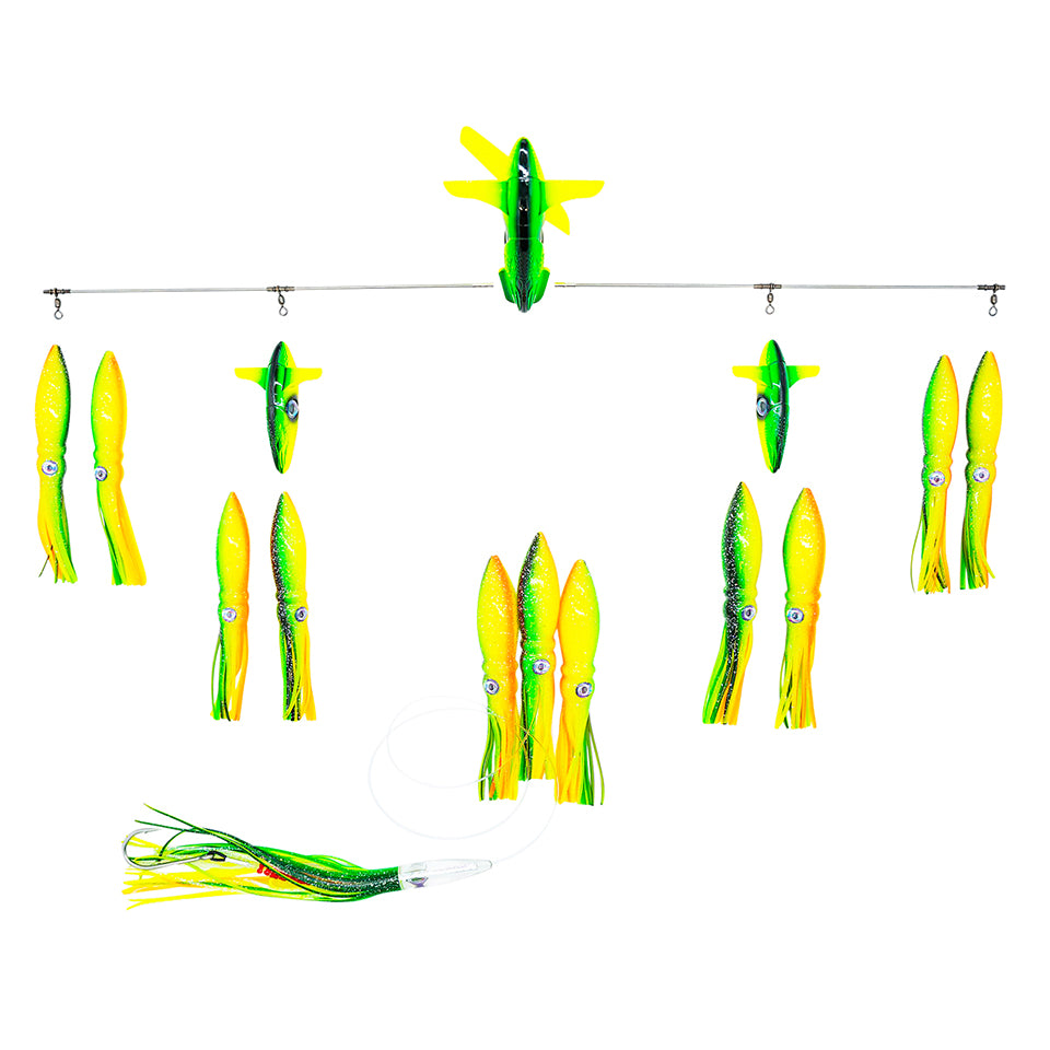 ChatterLures 36″ Wingman Side Tracker with 9″ Shell Squid – J & J ...