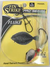 FIN-STRIKE Pro Series Fluke Rig With Mylar Teaser and Gamakatsu hooks ...