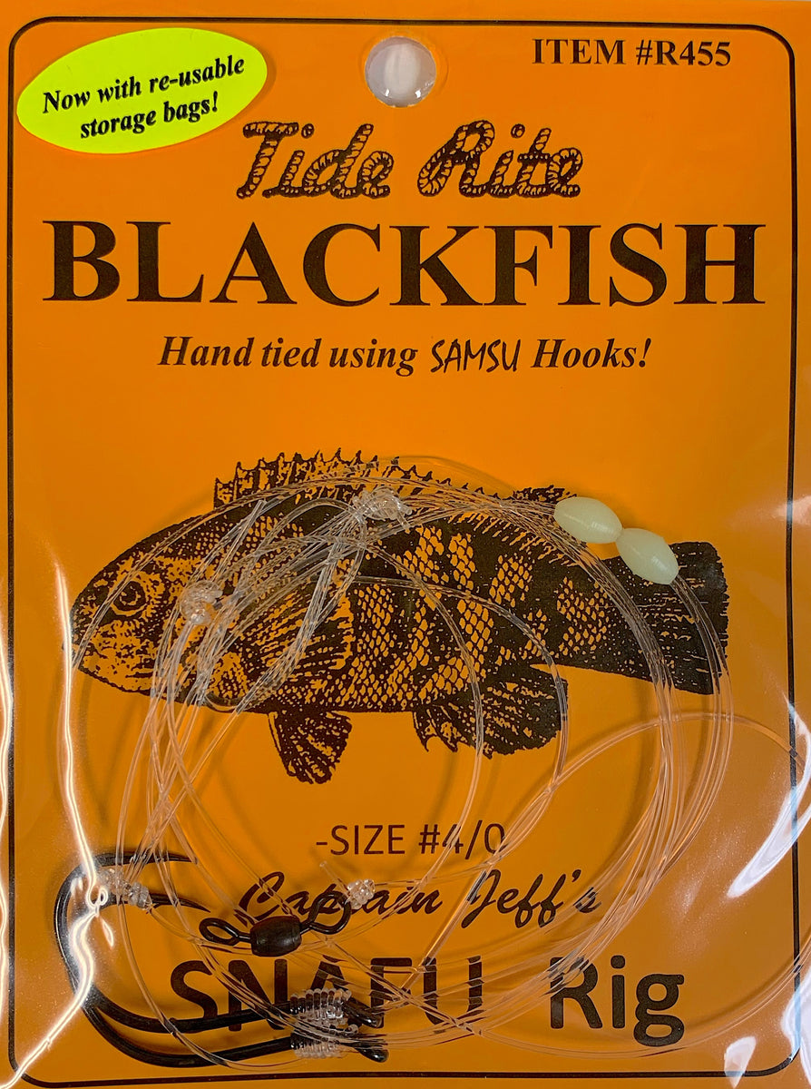 BLACKFISH RIG MODEL R455 4/0 Snafu Hooks – J & J Sports Inc.-Bait ...