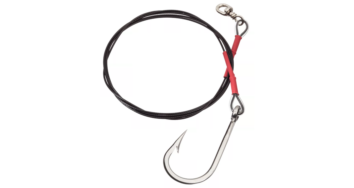 Malin Cable Shark Rig 12' 400LB 10/0 SSJ Hook Black ( MAL-70010 ) – J ...