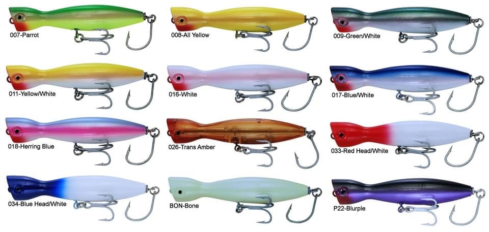 Super Strike 2 1/4oz Little Neck Floating Popper Blue – J & J Sports ...